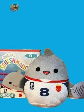 Squishmallows | Toys | Fifa Squishmallows 9 Gordon Shark Mcdonalds ...